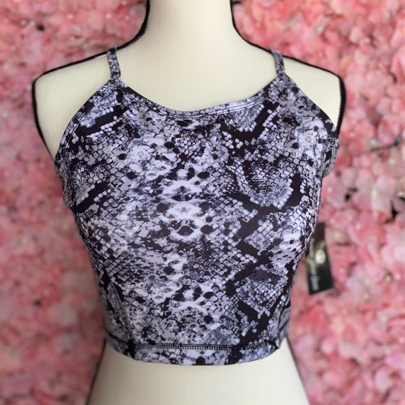 Tops | Snake Print Crop Top | Poshmark